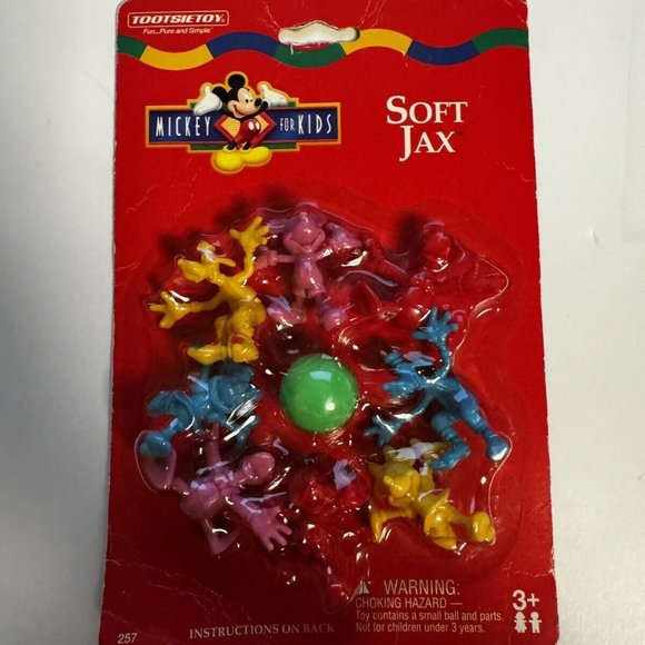 Disney | Toys | Tootsietoy Mickey And Friends Disney Soft Jacks Game By ...